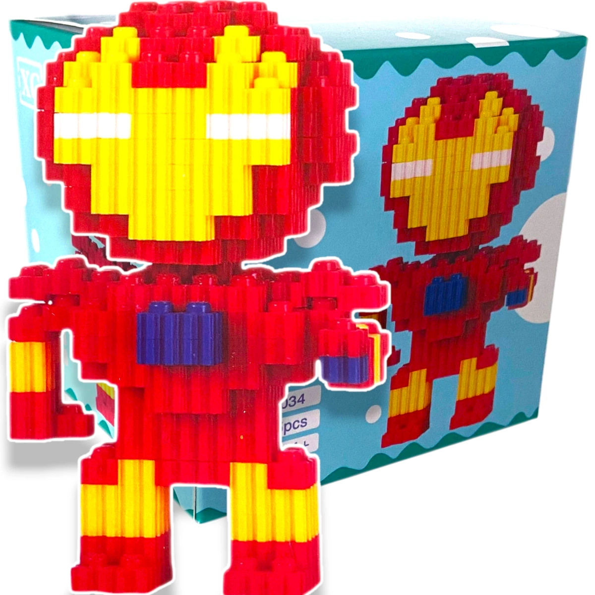 AVENGERS - MAGIC BLOCK IRON MAN KLOCKI MARVEL NO.6034 | Sklep Camilito.pl