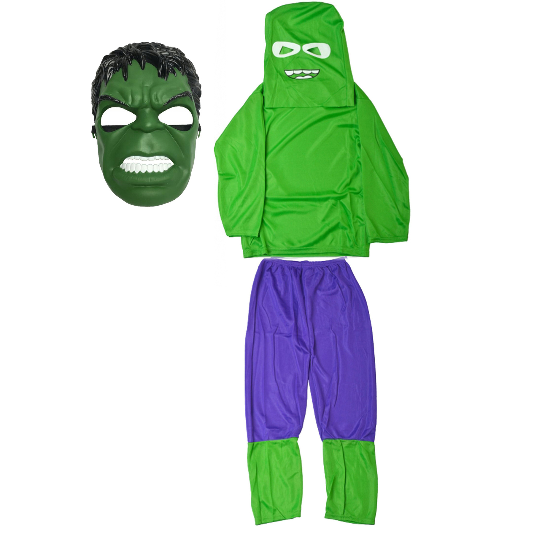 HULK Strój dla Chłopca Kostium 98-110 + Maska ZESTAW 2 HULK_S | Sklep ...